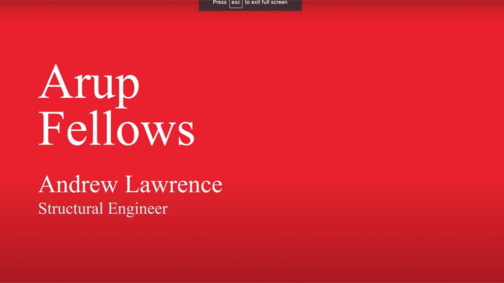 Arup announces four new Fellows - Arup