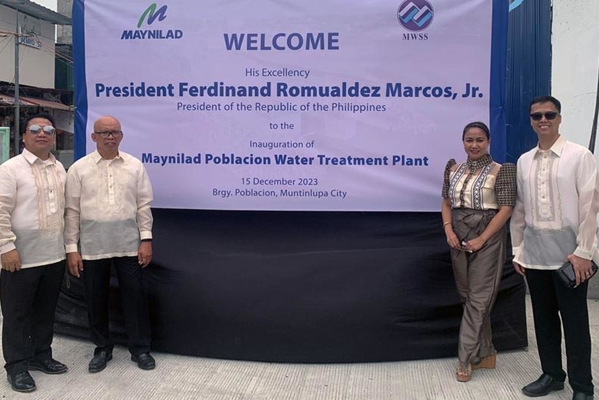 Inauguration of Poblacion Water Treatment Plant: A leap towards water ...
