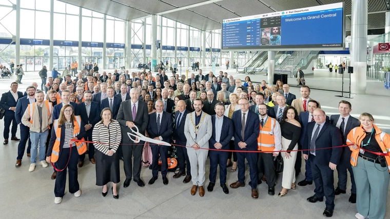 Arup support Belfast Grand Central Station welcome first passengers to ...