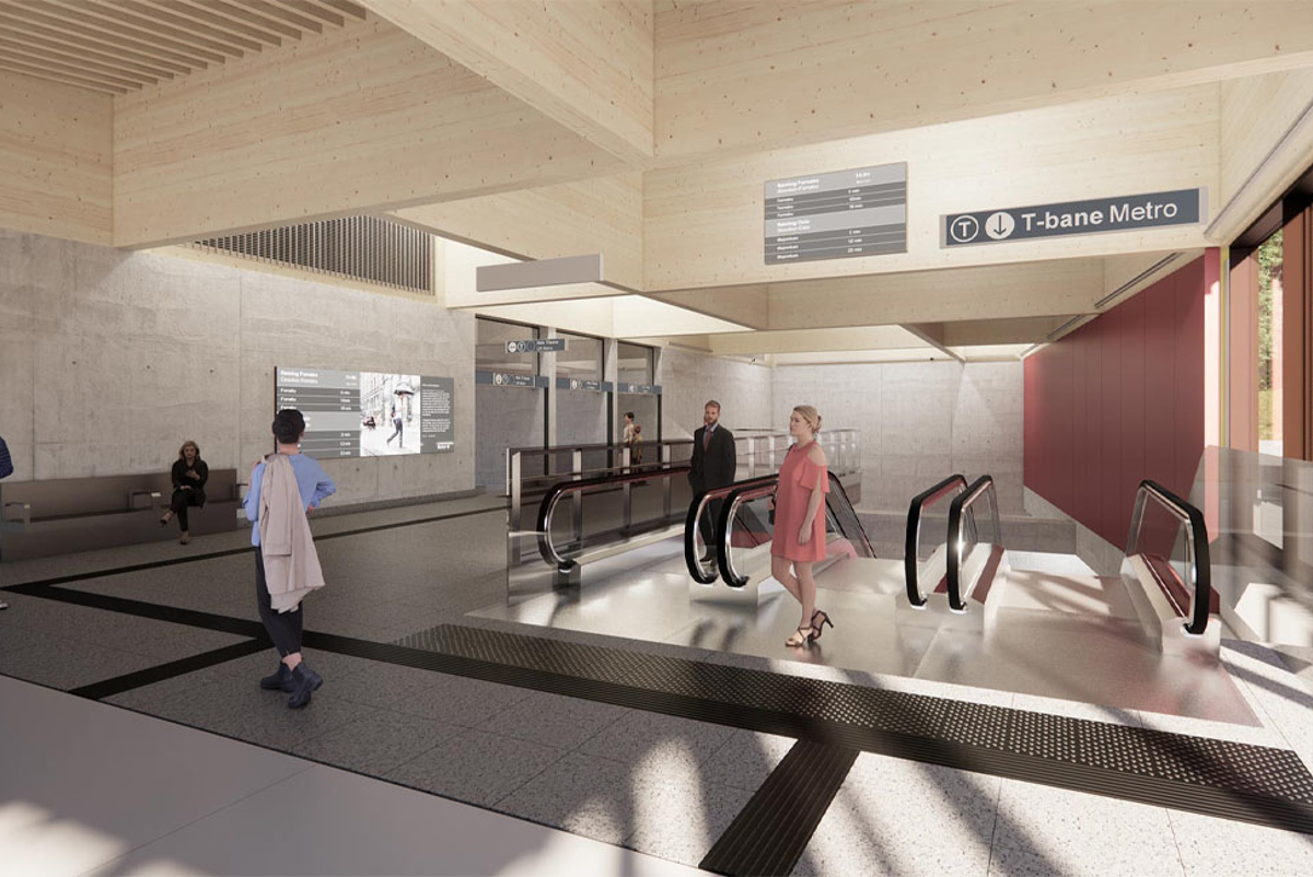 Fornebubanen Oslo Lysaker Station - Arup